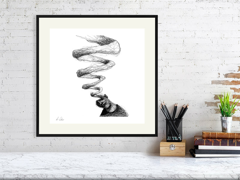 Thought Spiral. Limited Edition Print – Adam Riches Artist
